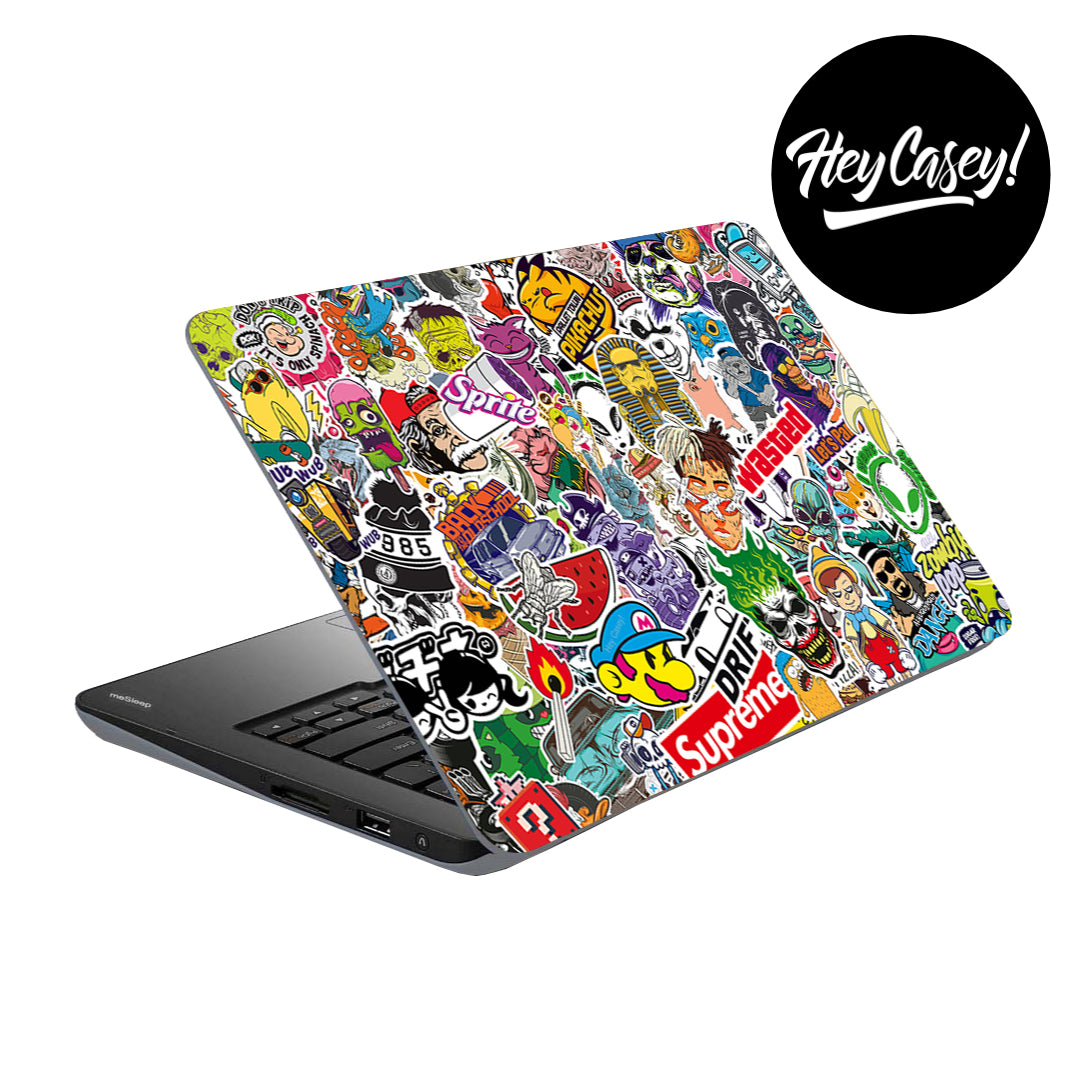Sticker Bomb Laptop Skin — The Next Chapter Studio